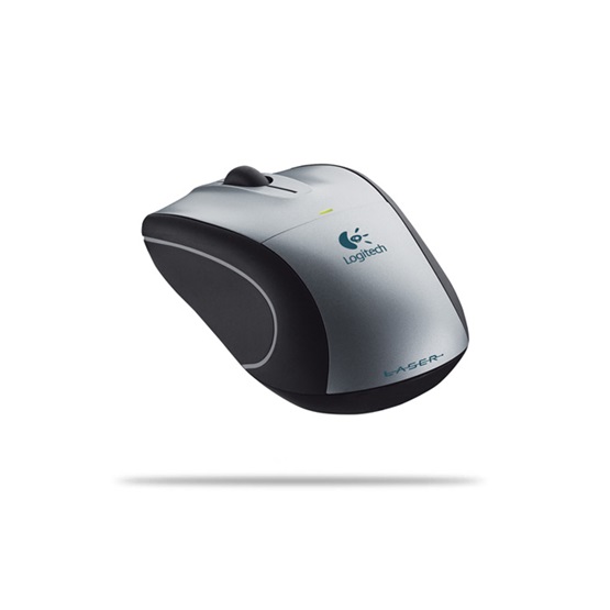 Mouse Logitech M505 Cordless Laser Light Silver - Unifying receiver ...