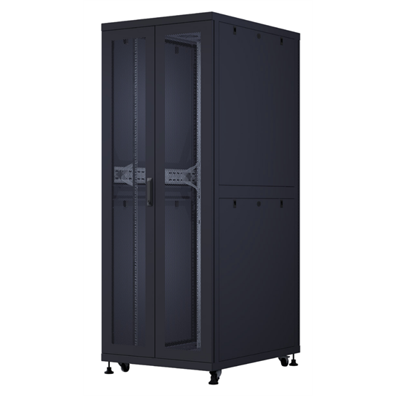 FORMRACK 42U Server 800X1000 19" szerver rack szekrény - RAL9005 fekete ...